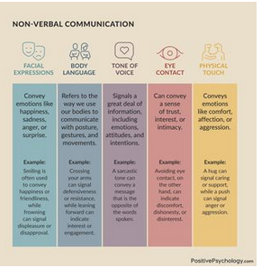 More On Communication (Especially Non-Verbal Responses)